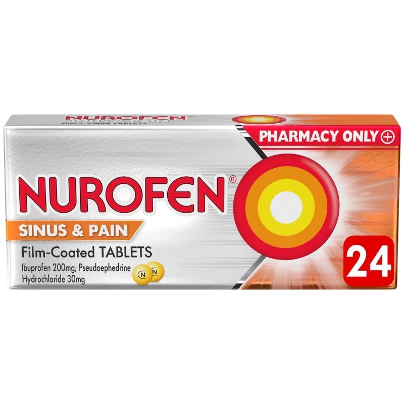 Nurofen Sinus & Pain 24 Tablets – Medipharm Online